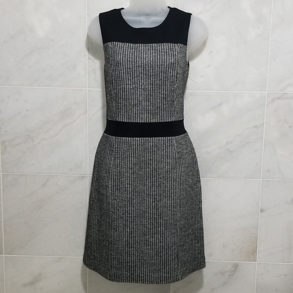 Theory | Dresses | Theory Aline Grey Color Block Sleeveless Dress 4 ...